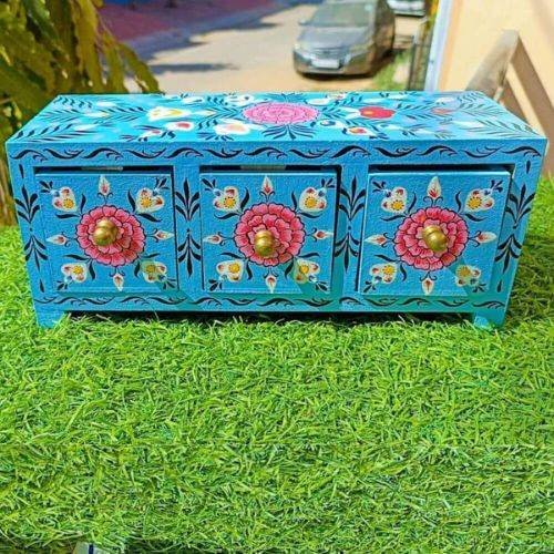 Wooden Drawer Box Decorative Showpiece - Rajasthani Haat
